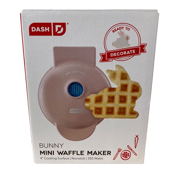 DASH | Kitchen | New Dash Bunny Mini Waffle Maker | Poshmark